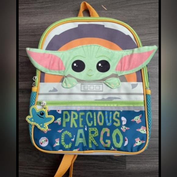 Disney | Bags | Nwt Kids Star Wars The Mandalorian Grogu 2 Backpack ...